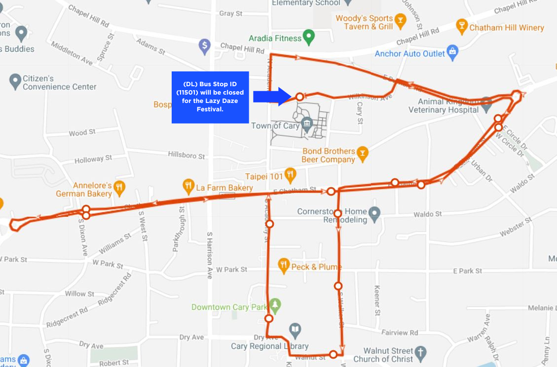 GoCary Detours | GoCary